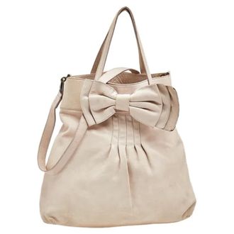 Valentino Pre-owned Leder totes - - Pre-owned - Damen - Beige - ONE SIZE