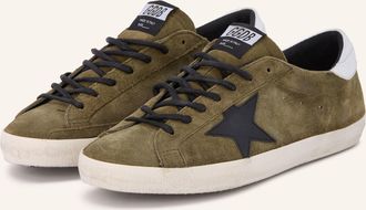 Golden Goose Sneaker Super Star gruen