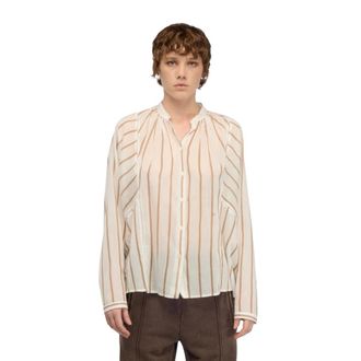 Semicouture Femme, Blouses et Chemises, Multicolore, Taille: 36 FR Striped Shirt