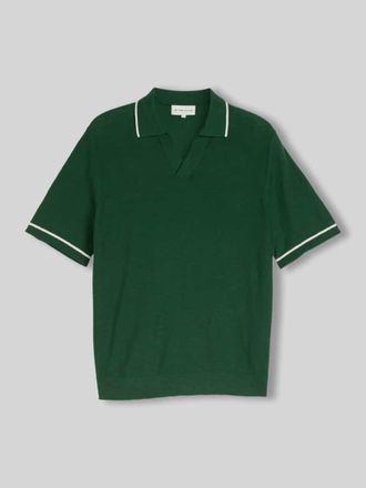 Tom Tailor Regular Fit Poloshirt aus reiner Baumwolle in Strickoptik