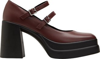 8 by YOOX LEATHER MARY JANE PUMPS