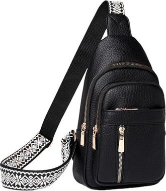 Generic Petit sac &agrave; bandouli&egrave;re - Sac &agrave; bandouli&egrave;re, sac de voyage &agrave; &eacute;paule unique | Petit sac &agrave; bandouli&egrave;re d&eacute;contract&eacute;, sac de poitrine pour femme, sac bana