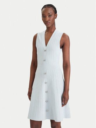 Guess Strickkleid W6GK53 Z0658 Himmelblau Regular Fit