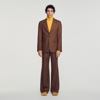Sandro Veste de costume en laine