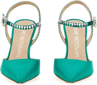 Stuart Weitzman Gemcut 100 Pump - Green
