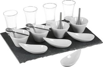 Paris Prix JJA JJ101973 Plateau Apéro Ardoise 17 Pièces