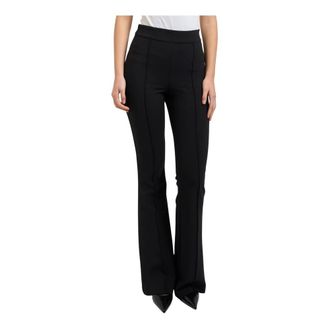 Guess Femme, Pantalons, Noir, Taille: 38 FR Evelina Flared Pantalons
