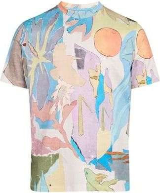 Paul Smith T-shirt droit imprim&eacute; en coton