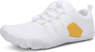 Generic Qynthra Chaussures dEau Homme Femme Léger Séchage Rapide Design Cinq Doigts Randonnée Fluviale Plage Natation Marche Sport Aquatique,Blanc,37 EU