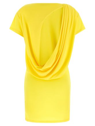 Jacquemus Womens Bicolor Viscose Short Dress