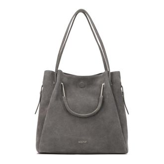 Kazar Graue Handtasche mit zwei Arten von Griffen - - Bags - Damen - Grau - ONE SIZE