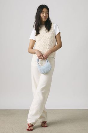 Levi's D&eacute;bardeur Maille Crochet Hope - Femme - Blanc / Pristine Cotton - XS