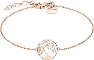 Tamaris Schmuck Tree of Life Collection, Halskette, Ohrringe (Ohrstecker & Creolen) & Armband aus Edelstahl mit Lebensbaum-Motiv. Talisman Geschenkidee