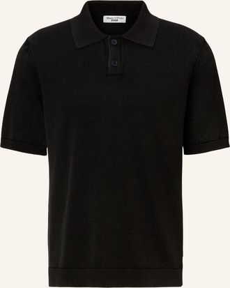 Marc O'Polo Denim Marc Opolo Denim Strick-Poloshirt schwarz