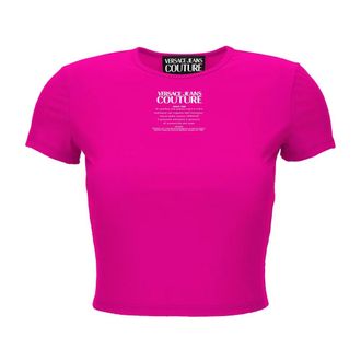 Versace Jeans Couture T-Shirts und Polos - - Tops - Damen - Rosa - M
