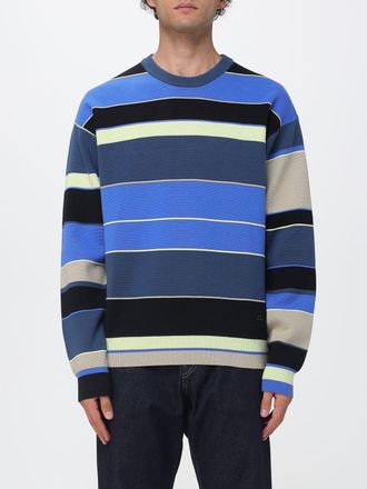 Paul Smith Pull &agrave; rayures en coton bio coupe d&eacute;contract&eacute;e et bords c&ocirc;tel&eacute;s
