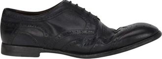 Dolce & Gabbana Homme, Chaussures, Bleu, Taille: 43 1/2 EU Chaussure &agrave; lacets