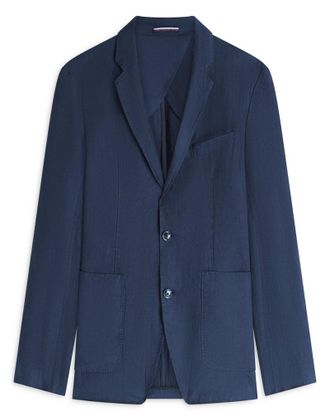 Tommy Hilfiger Ungef&uuml;ttertes Leinensakko, Regular Fit in