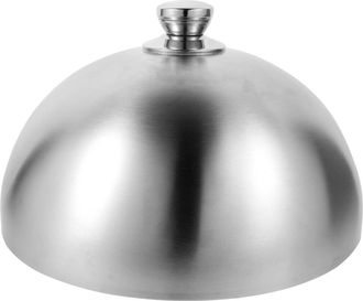 Cabilock 1stück Edelstahl Essensabdeckung Ölbeständige Speiseglocke Für Burger Steak Mehr Küchenhelfer Für Frische Und Schmackhafte Gerichte Stilvolles Design 