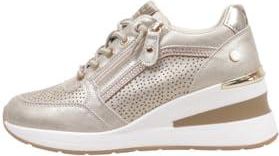 Xti Sneakers Femme Or - Chaussures Confortables et polyvalentes - Mode d&eacute;contract&eacute;e - Mod&egrave;le 14510202 (Taille35)