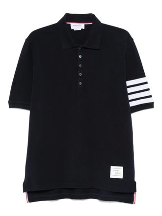 Thom Browne polo à manches courtes - Bleu
