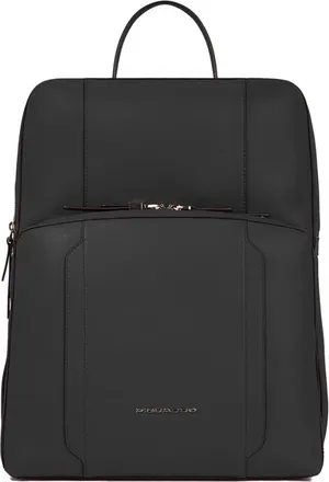 Piquadro Femme, Sacs, Noir, Taille: ONE Size Expandable, womens laptop backpack 15,6