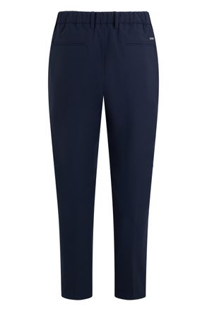 Herno Elastic Waistband Trousers - Navy