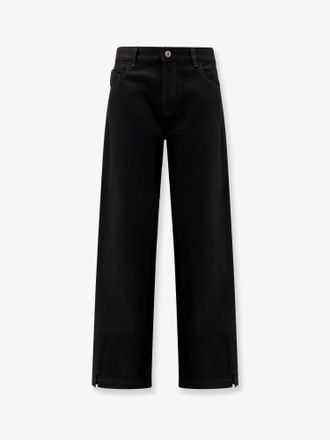 The Attico Black denim trousers - THE ATTICO - gender_Woman