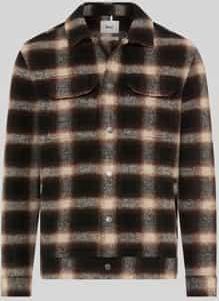 Brax Hemdjacke mit Label-Patch Modell Santiago