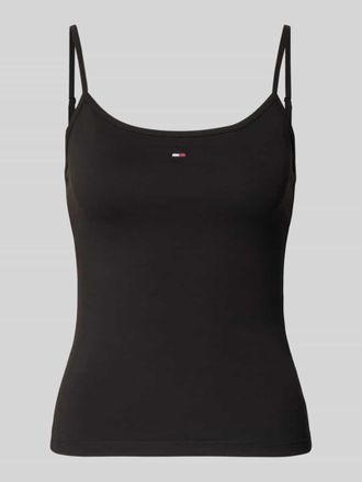 Tommy Jeans Regular Fit Tr&auml;gertop aus Baumwoll-Mix