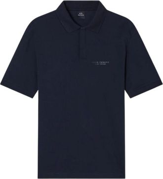A|X Armani Exchange Regular Fit Polo - - Tops - Herren - Blau - M