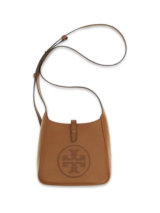 Tory Burch Womens Crossbody Bag Miller Swing Aged Tan Calf Leather Shoulder