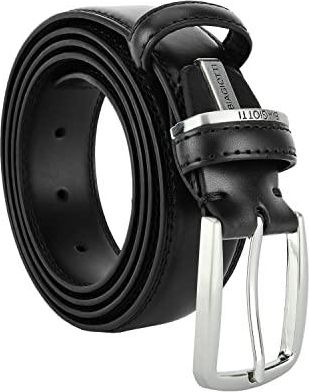 Laura Biagiotti Ceinture Homme en Cuir V&eacute;ritable, Boucle Sans Nickel, Ajustable, avec Bo&icirc;te