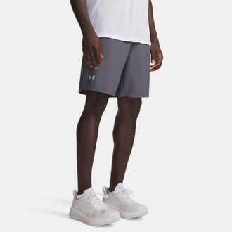 Under Armour Launch Shorts (18 cm) f&uuml;r Herren Castlerock / Reflektierend XXL