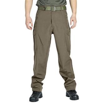 Generic Pantalon cargo de randonn&eacute;e imperm&eacute;able pour homme - Pantalon tactique baggy - Jambes droites - Pantalon de marche en plein air - Pantalon de travail 