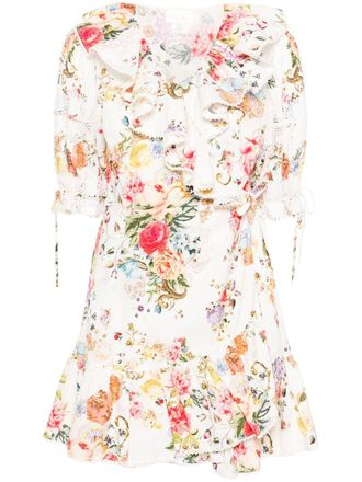 Camilla robe portefeuille Sew Yesterday - Blanc