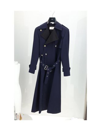 Celine Womens Trench Coat Tux Ink & Raincoats