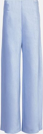 Vince Weite High-Rise Hose aus Satin