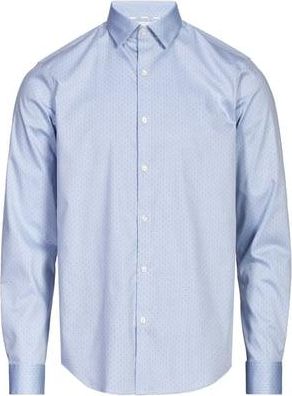 Calvin Klein Chemise slim en coton m&eacute;lang&eacute;