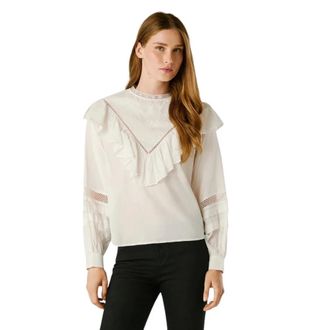 Pepe Jeans London Femme, Blouses et Chemises, Beige, Taille: 40 FR Noe Blouse