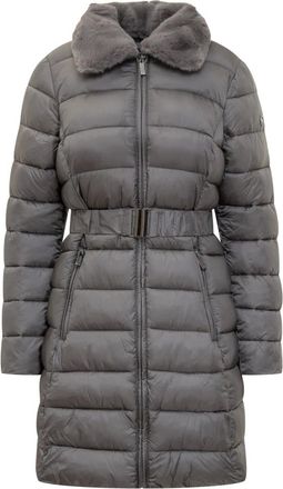 Michael Kors Femme, Manteaux, Gris, Taille: 44 FR Doudoune matelass&eacute;e en nylon compressible