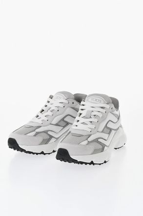 Tod's Leather And Fabric Low-Top Sneakers Tods