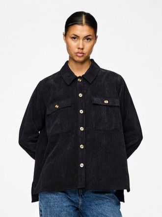 Pieces Langarmbluse PCEFFI (1-tlg) Plain/ohne Details