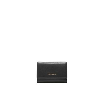 Coccinelle Weiches genarbtes Lederportemonnaie - - Accessories - Damen - Schwarzk - ONE SIZE