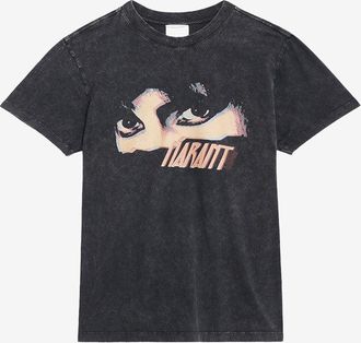 Isabel Marant T-shirt Zoeline - Femme - Noir Délavé - Taille XS - Marant Étoile