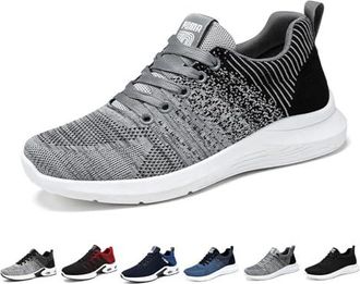 Generic Chaussures de bowling orthop&eacute;diques pour homme - Baskets larges pour droitier pour plus de confort et de performance, gris, 40 2/3 EU