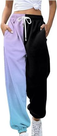 Generic Pantalons De Surv&ecirc;tement Femme Large D&eacute;t&eacute; Long Pants Casual Comfy &Eacute;lastique Streetwear Mode L&eacute;ger Surv&ecirc;tement Relax Fit Stretch Taille Haute 2026 Pant