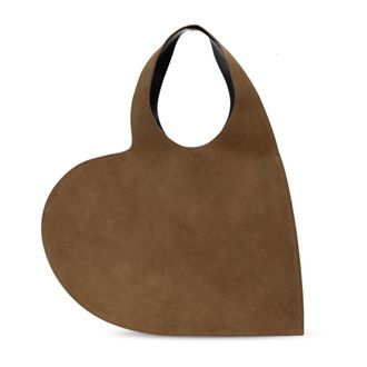 Coperni Double Heart Handbag - - Bags - Damen - Braun - ONE SIZE