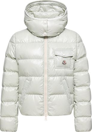Moncler Moncler Andro Hooded Short Down Jacket, Women, Green, Size: 00