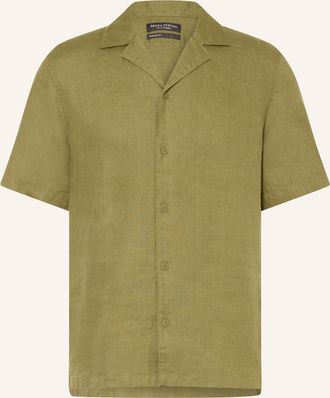 Marc O'Polo Marc Opolo Resorthemd Regular Fit Aus Leinen gruen